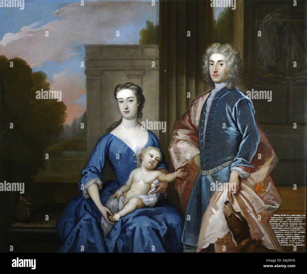 This portrait by Godfrey Kneller features Thomas Hesketh, an MP ...