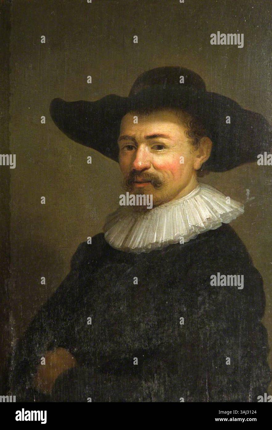 The painting 'Rembrandt's Frame-Maker,' by Herman Doomer, depicts a ...