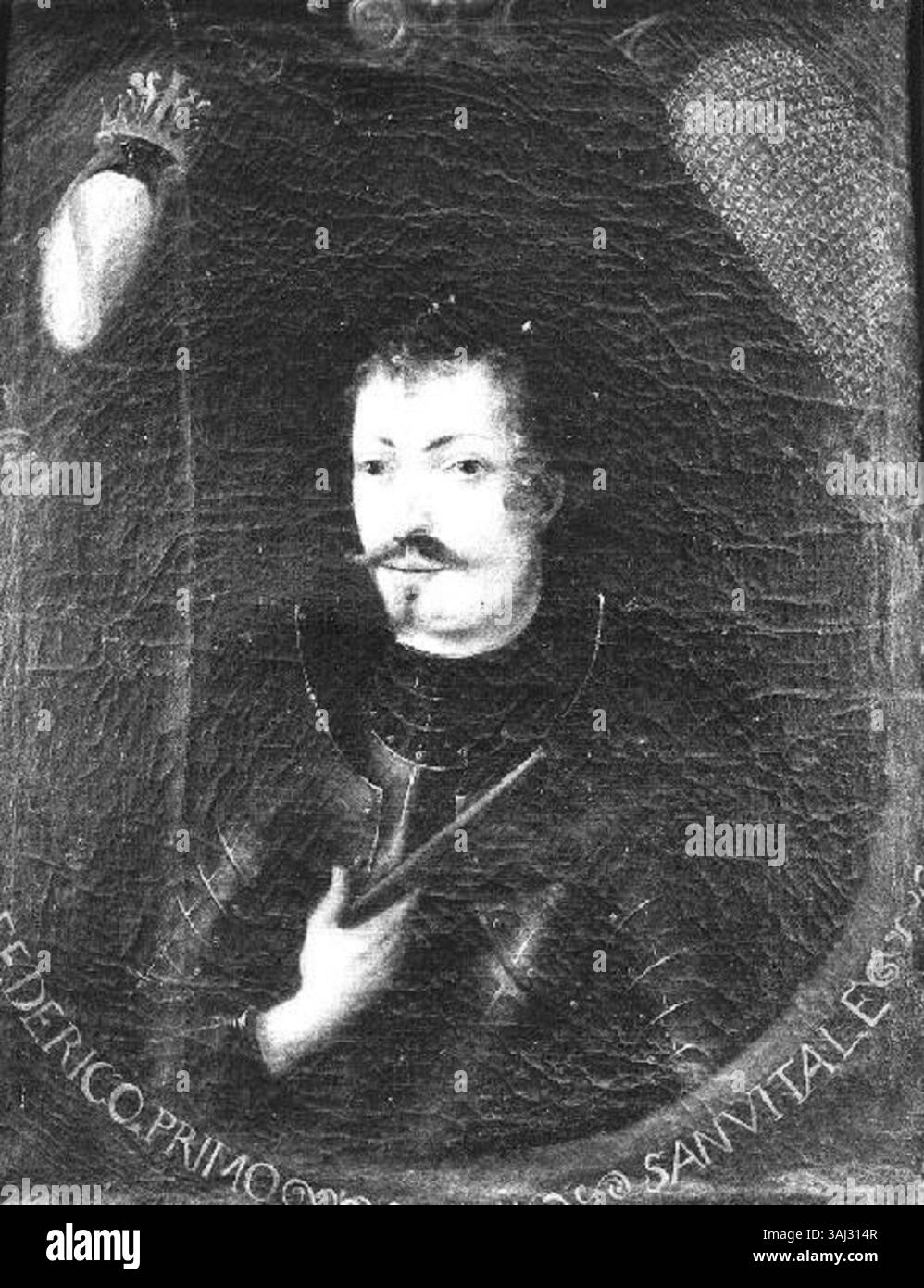 This 16th-century portrait depicts Federico I Sanvitale in full armor ...