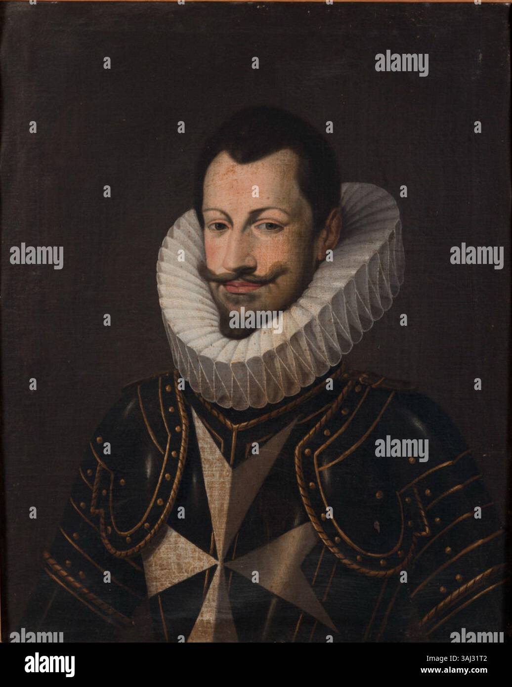 This 16th-century portrait shows Fra' Philip of Savoy in full armor ...