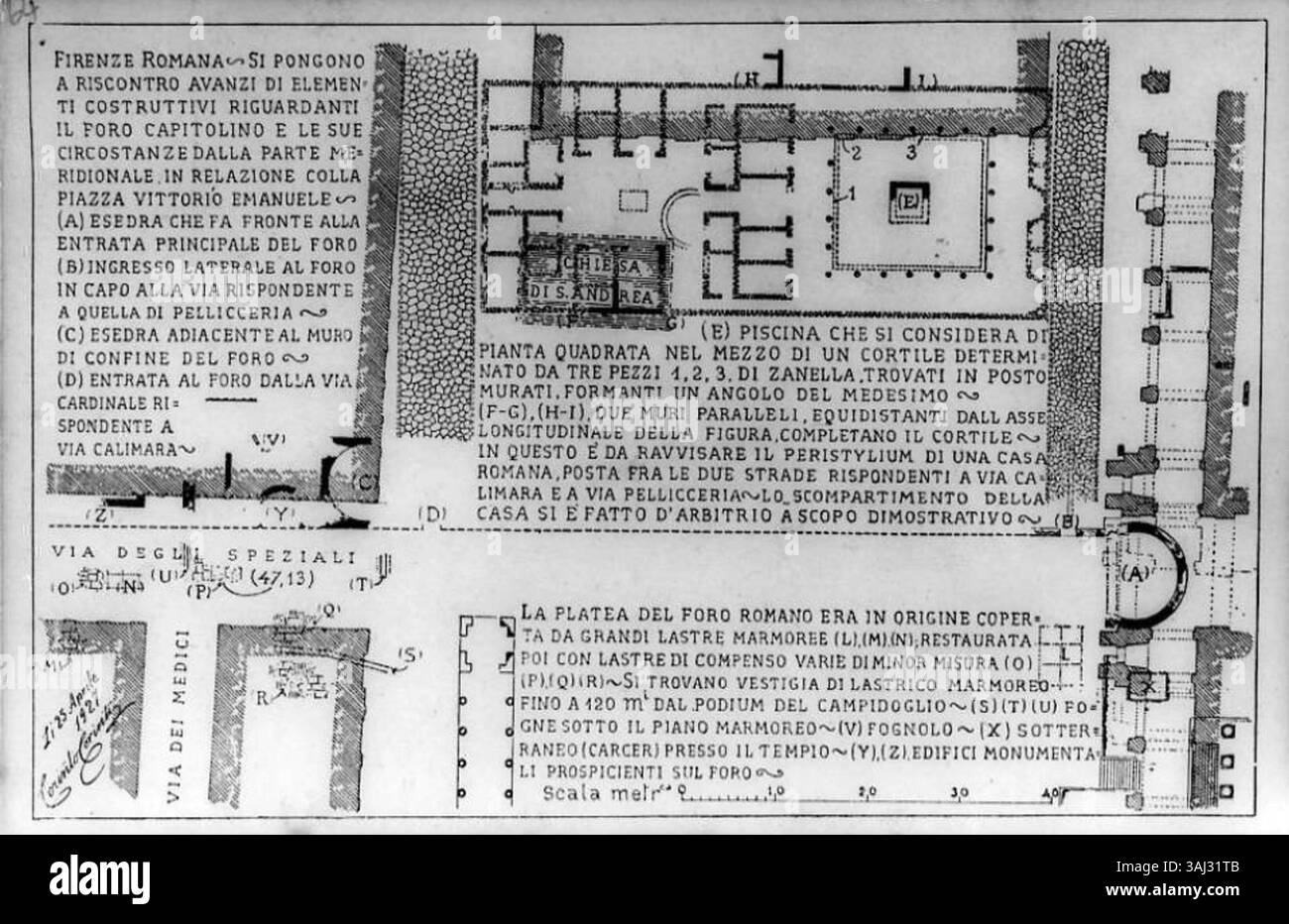 This image shows the remnants of construction elements from the ...