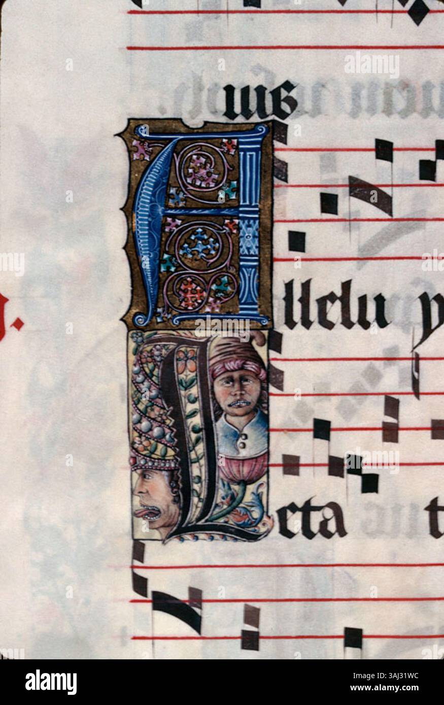 This manuscript illumination from Saint-Dié, created between 1504 and ...