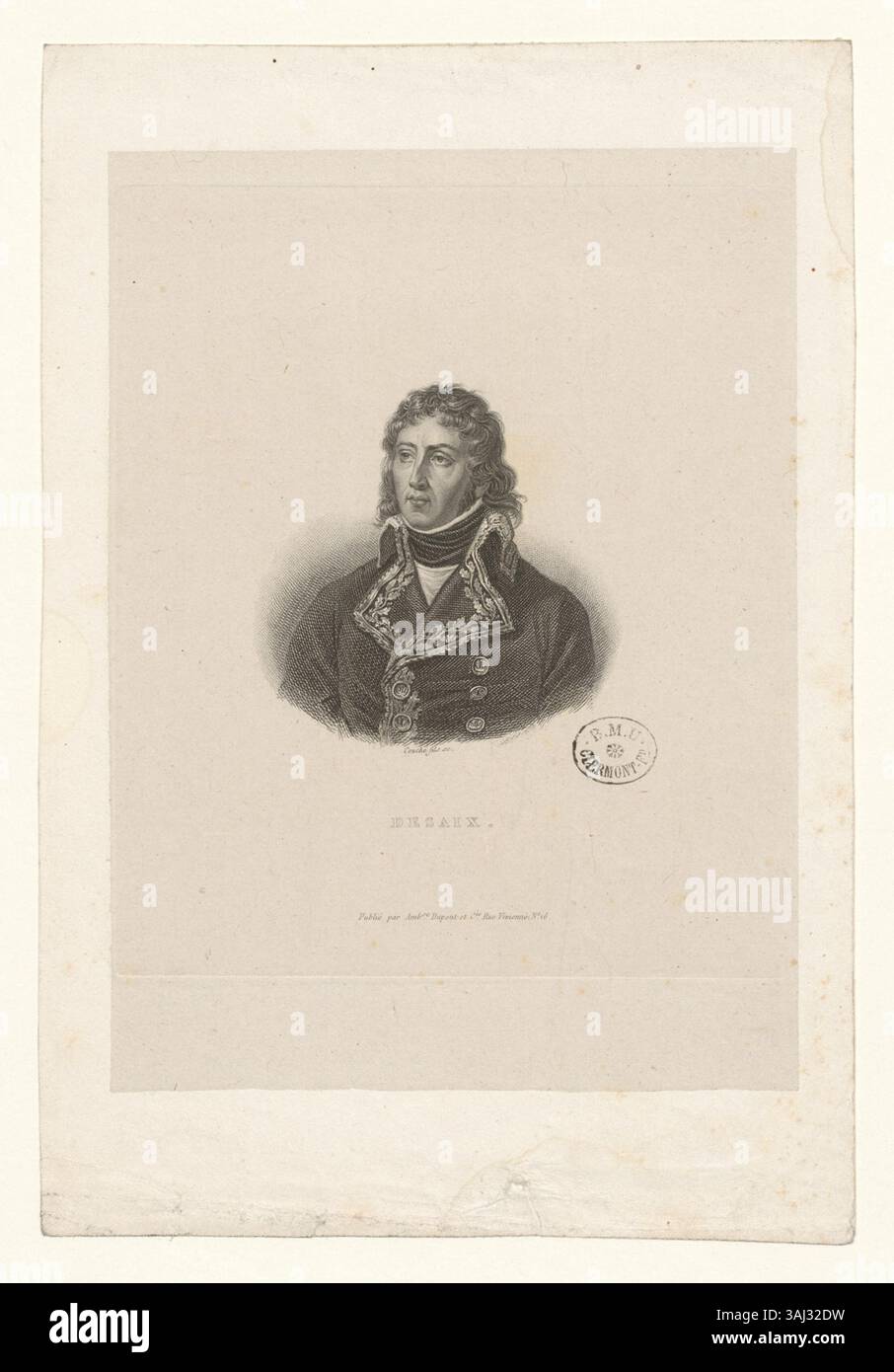 Intaglio print from the Boyer collection of General Louis Desaix ...