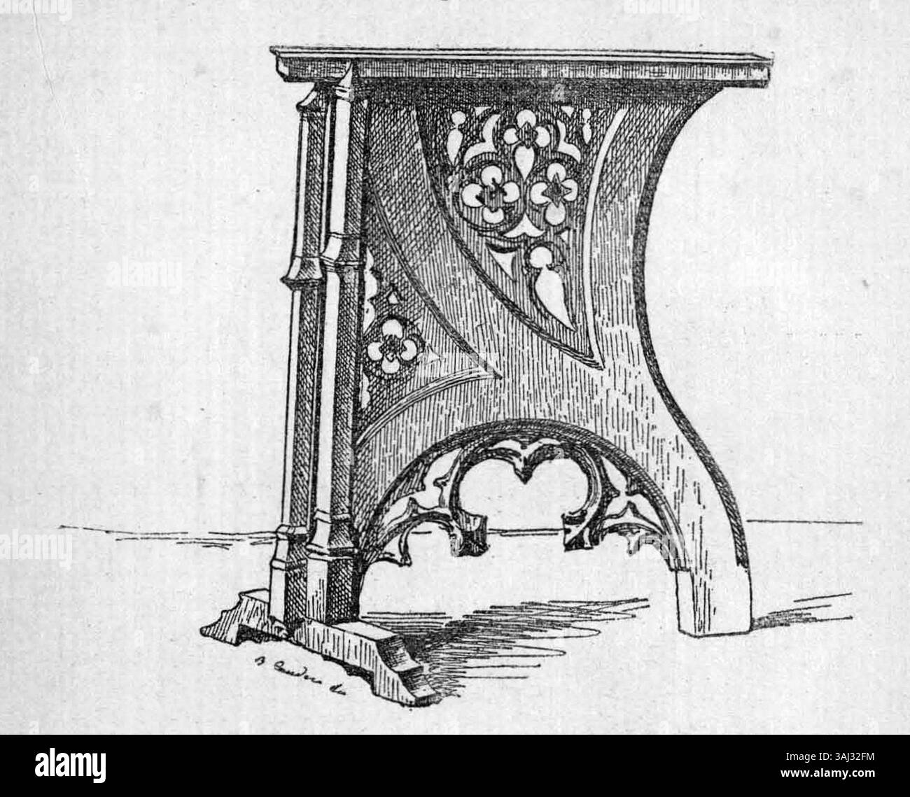This model for the general exhibition shows a wooden table with ...