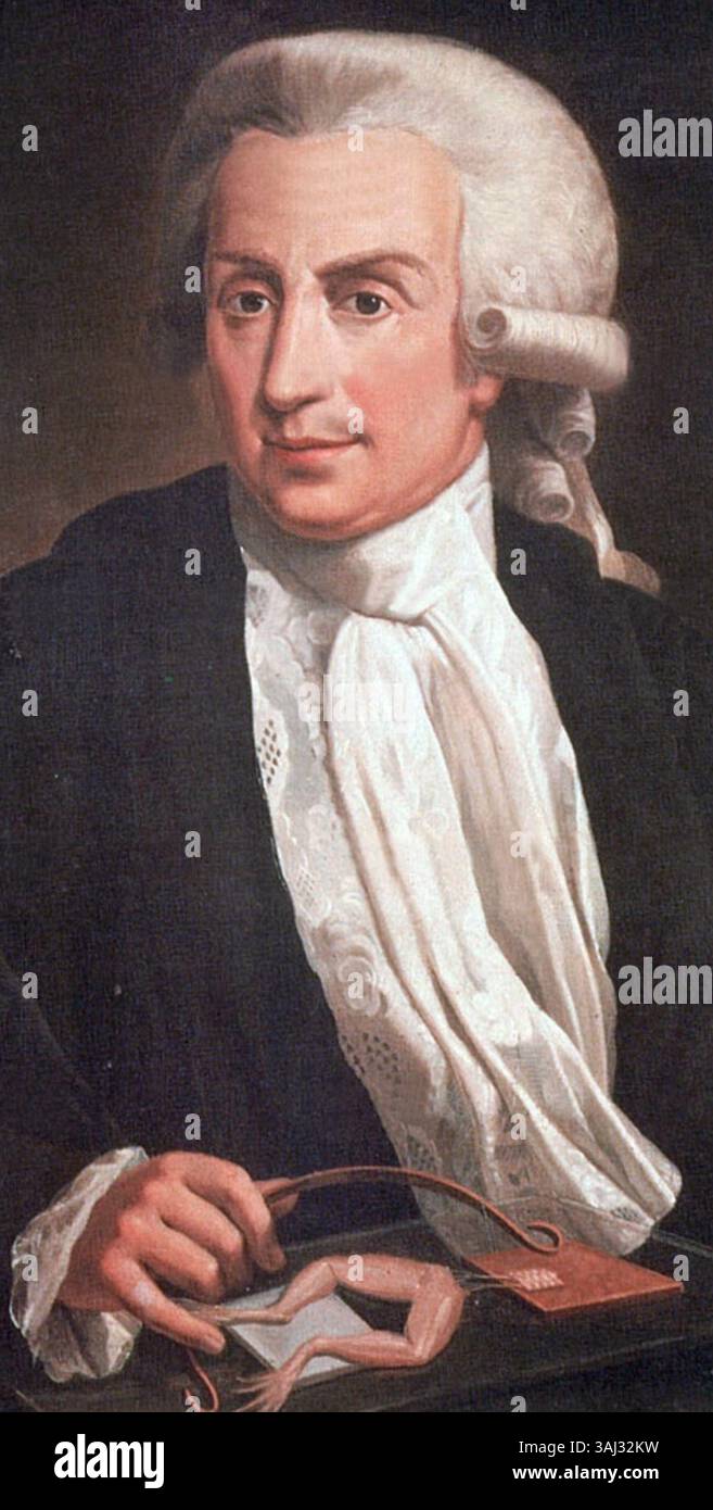 Another 18th- or 19th-century portrait of Luigi Galvani, offering a ...