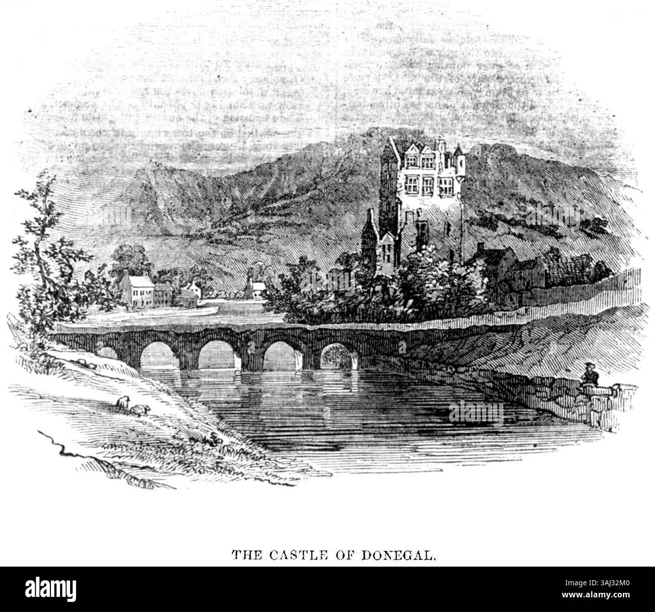 The Castle of Donegal was featured in the Irish Penny Journal in 1840 ...
