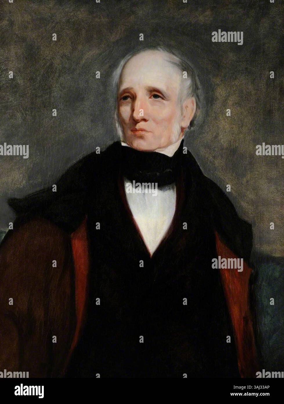 This portrait of William Wordsworth, painted between 1800 and 1899 ...