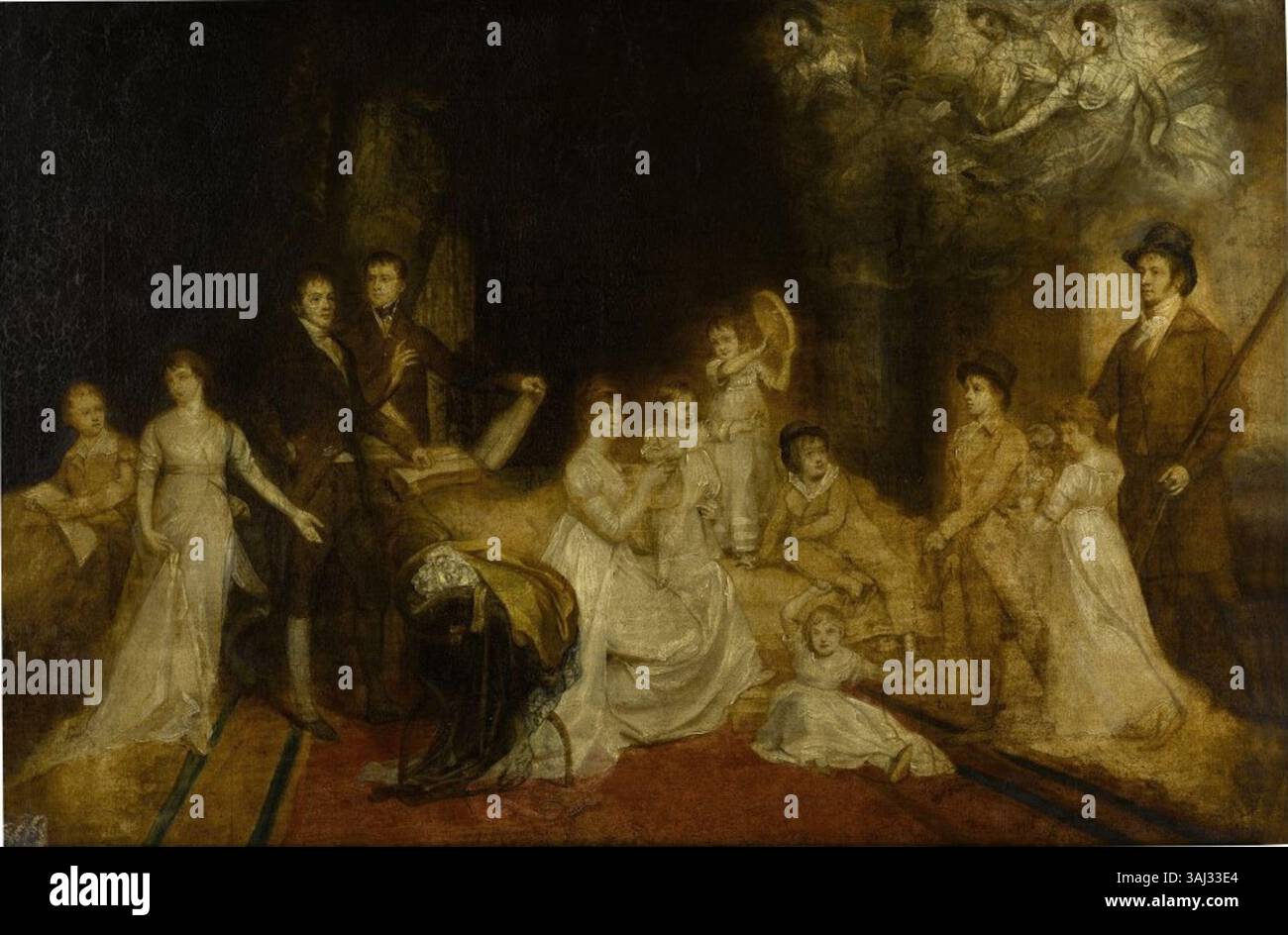 John Singleton Copley's 'The Knatchbull Family Portrait,' painted ...