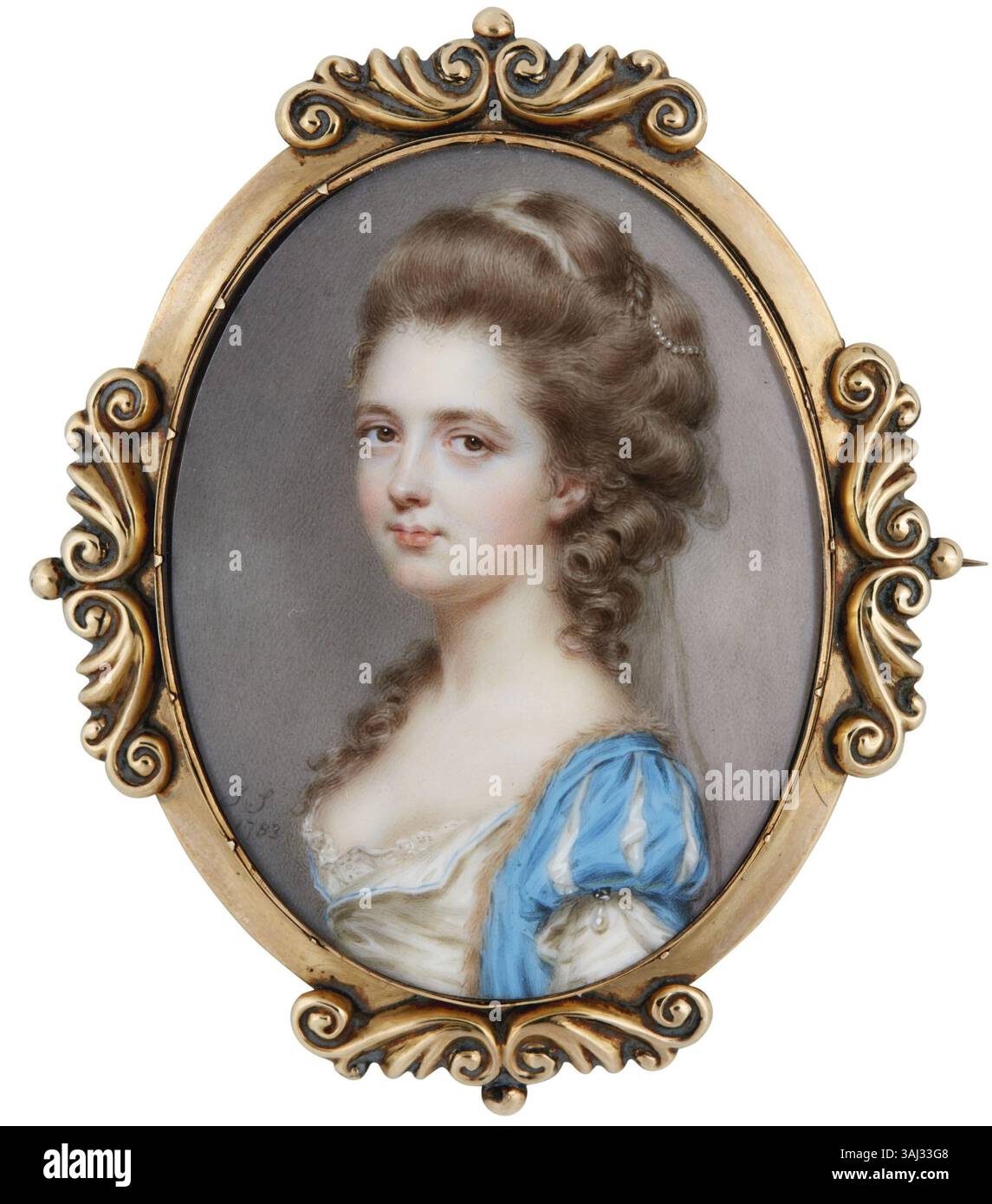 This 1783 portrait by John Smart features Frances Baker, who passed ...