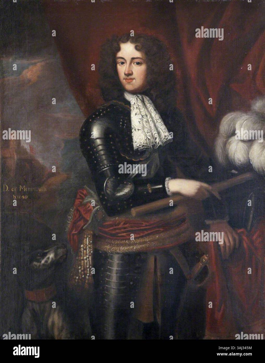 This portrait of James Scott, Duke of Monmouth and Buccleuch, painted ...
