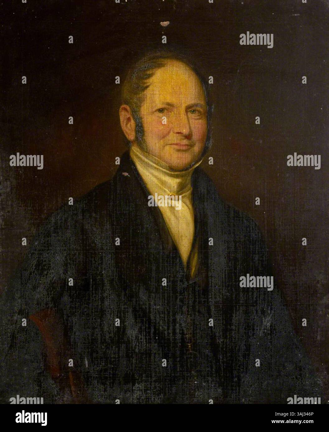 Portrait of William Blessley (1790-1876), painted by an anonymous ...