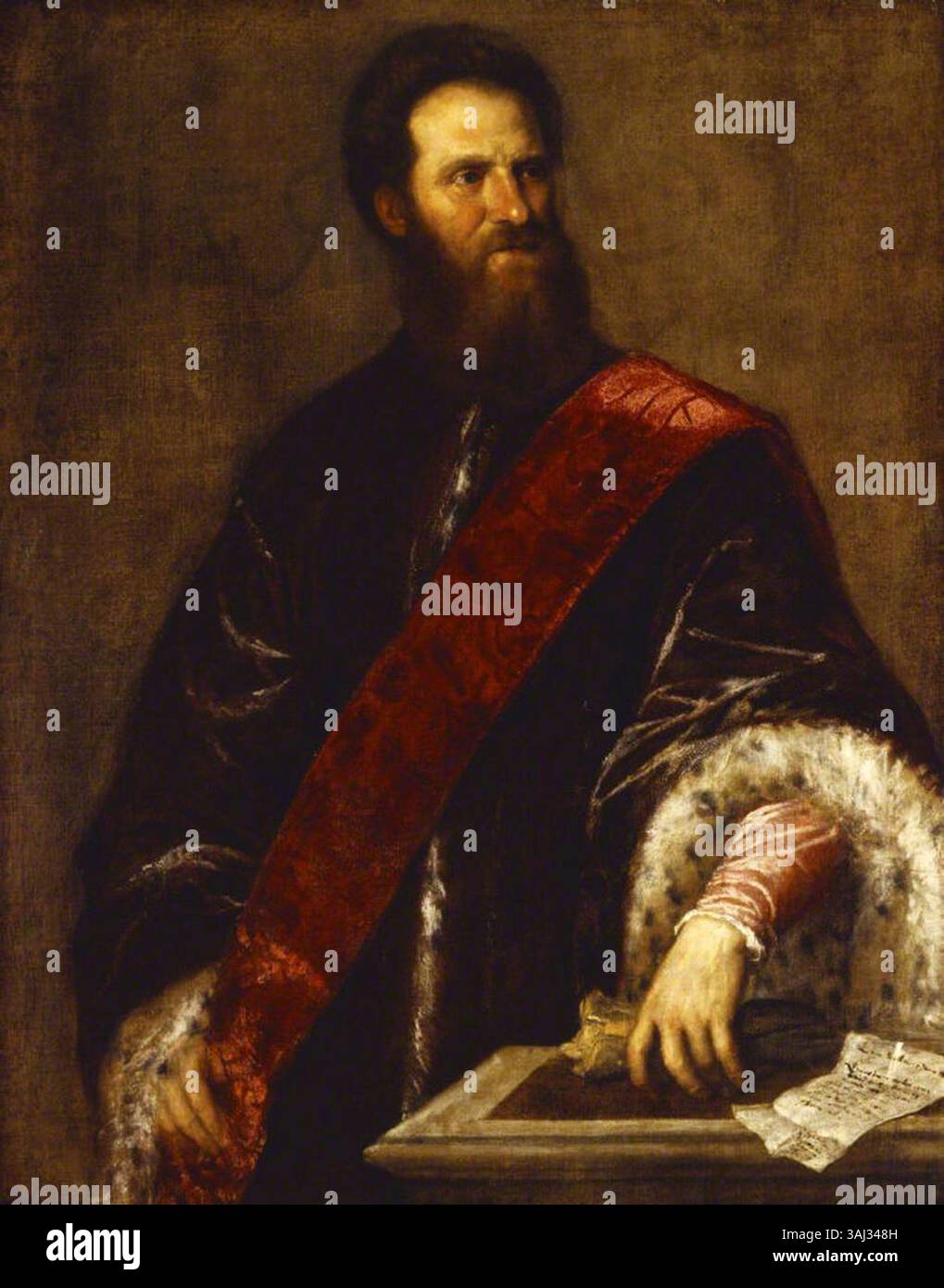 This portrait by Titian from 1560-1565 depicts Nicolò Zen, a Venetian ...