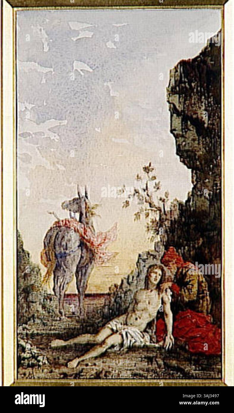 In this biblical scene, Gustave Moreau depicts the Good Samaritan ...