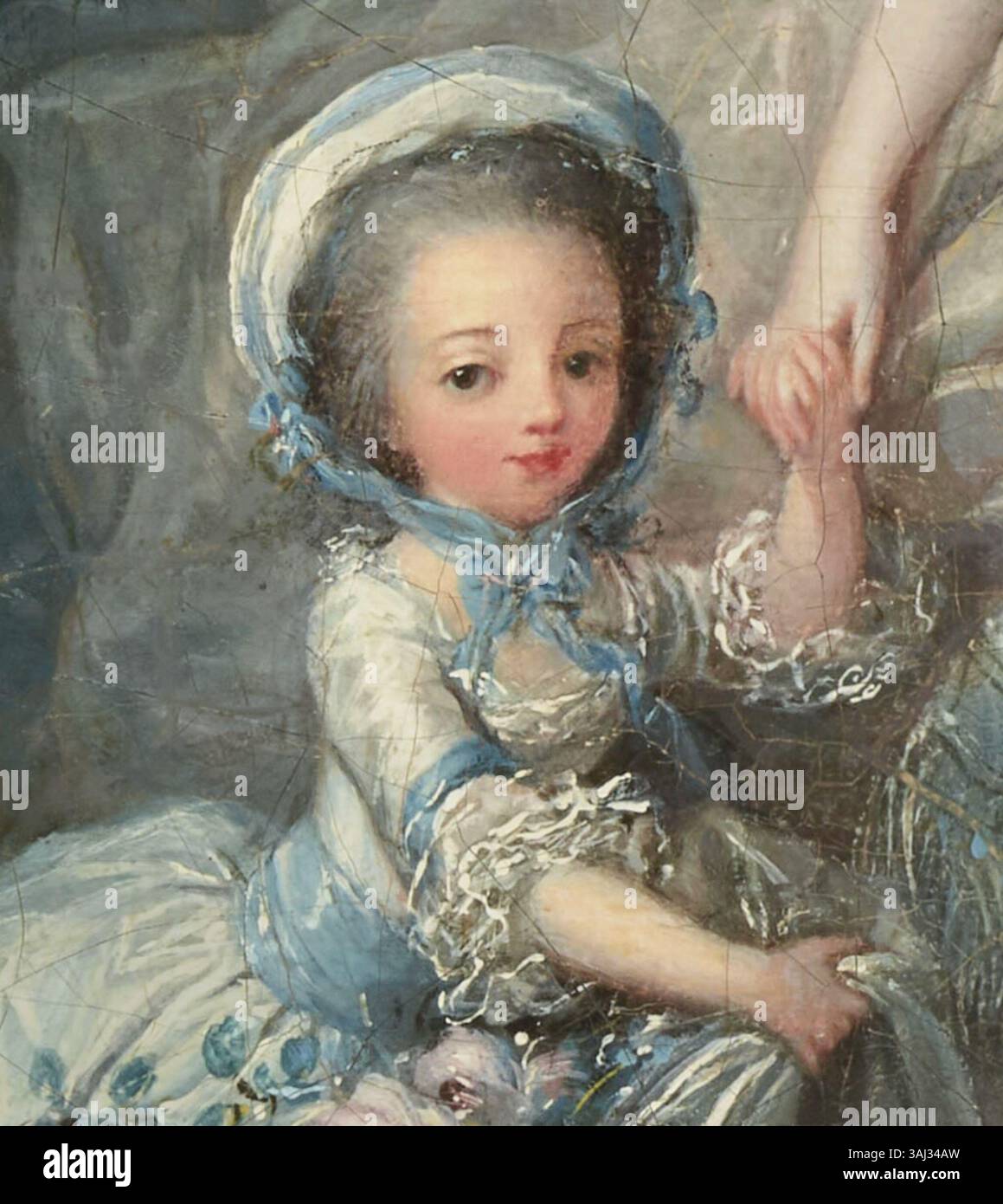 This oil painting from circa 1780-1782 depicts Sophie d'Artois, part of ...