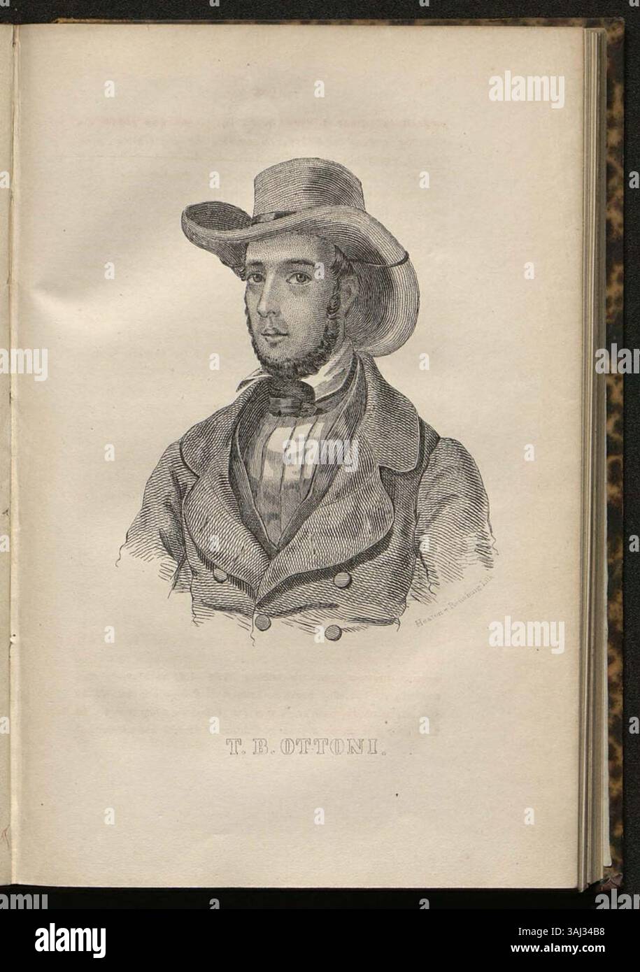 This lithograph from 1844, created by Heaton and Rensburg, presents T ...