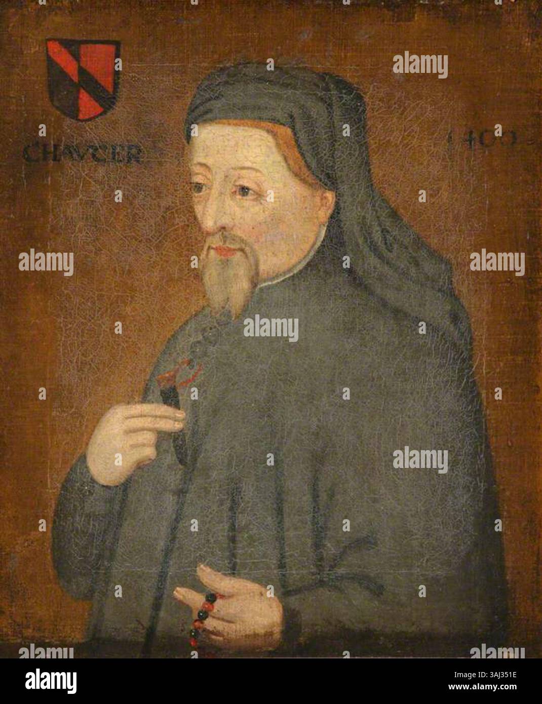 This 18th-century portrait from the British School depicts Geoffrey ...