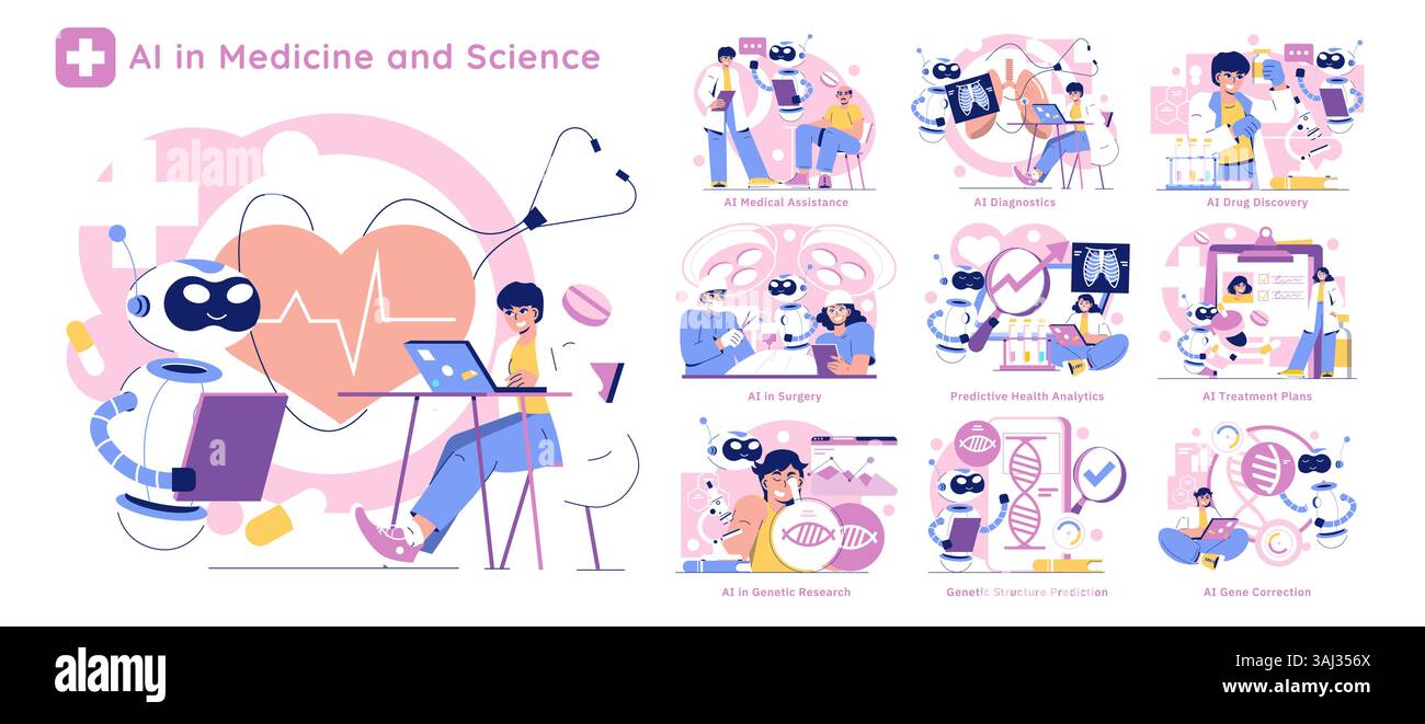 AI in Medicine and Science illustrates various applications of ...