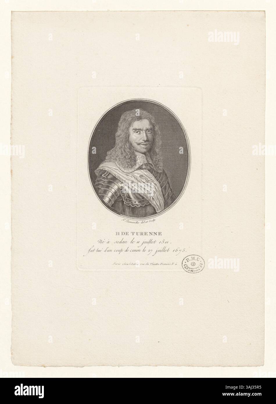 This intaglio print from the Boyer collection commemorates Henri de la ...