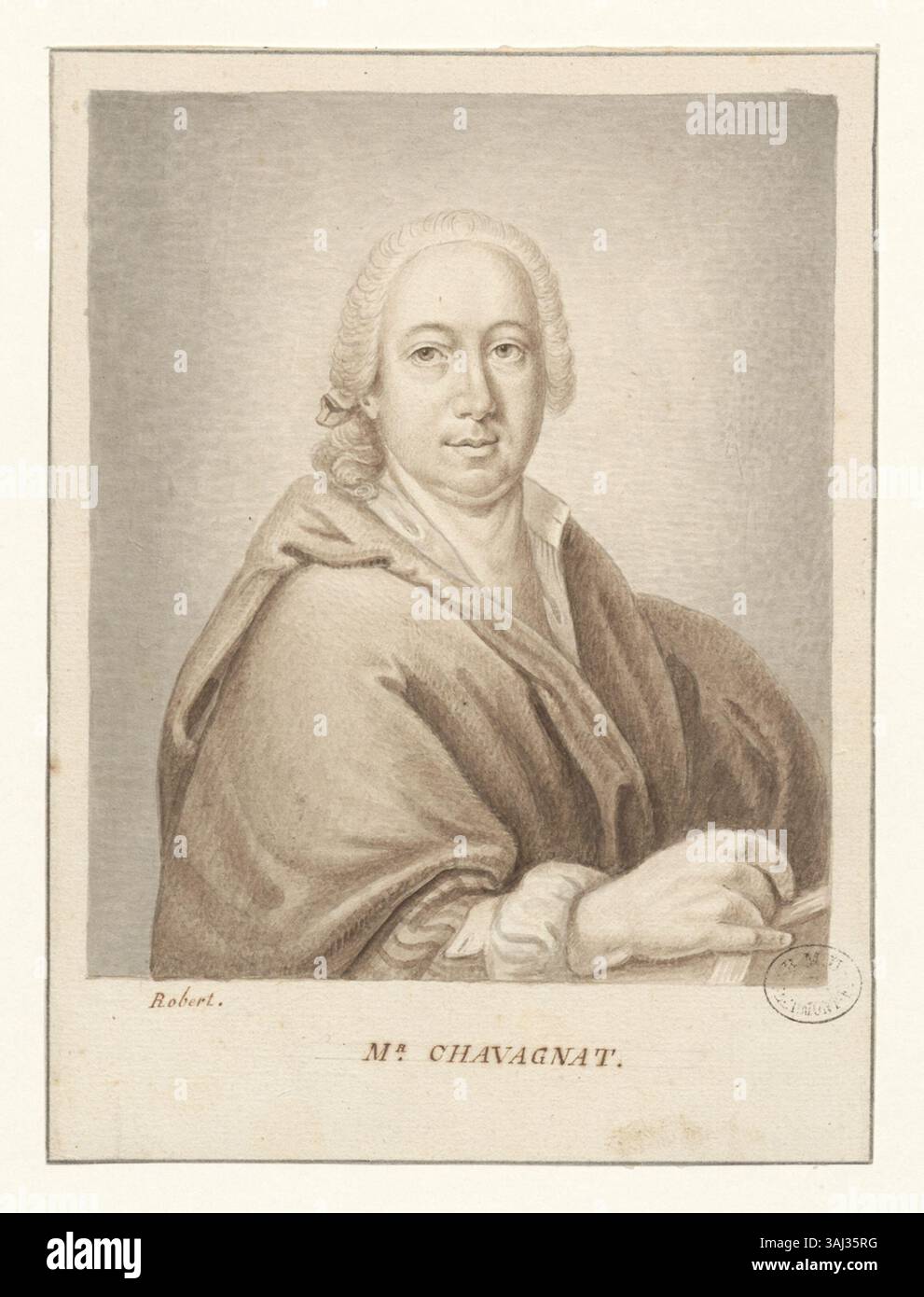 This drawing from the Boyer collection features Mr. Chavagnat ...