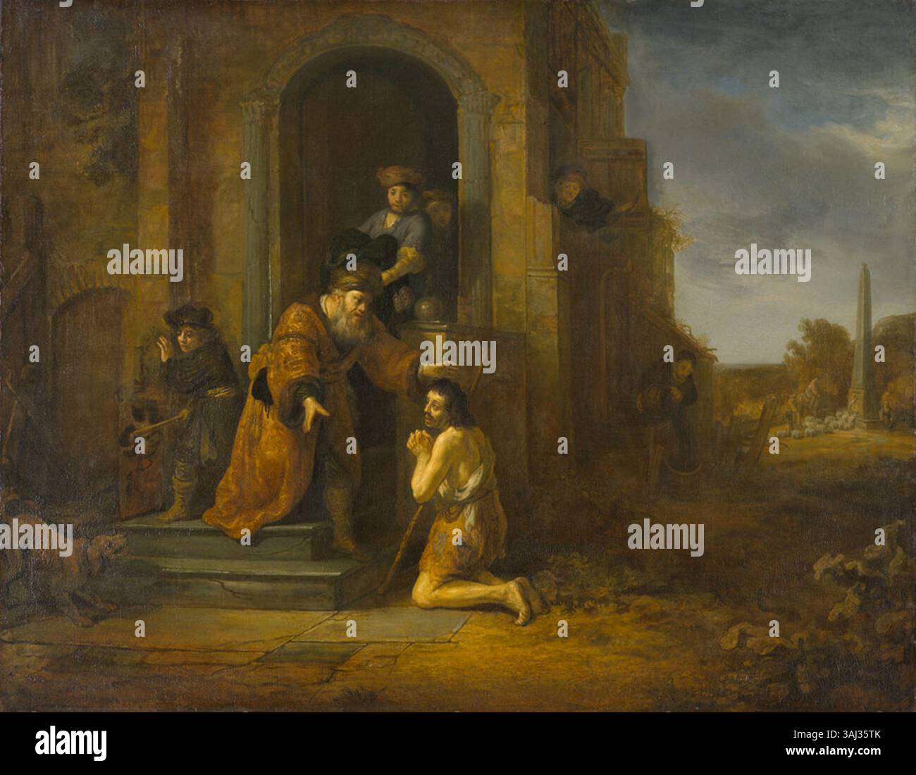 Govert Flinck's painting 'The Return of the Prodigal Son' (circa 1645 ...