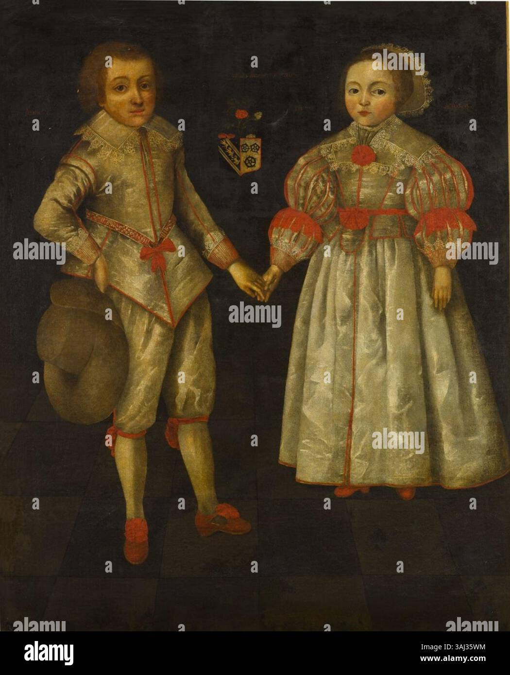 This painting from circa 1630 features Sir Richard Browne, 1st Baronet ...