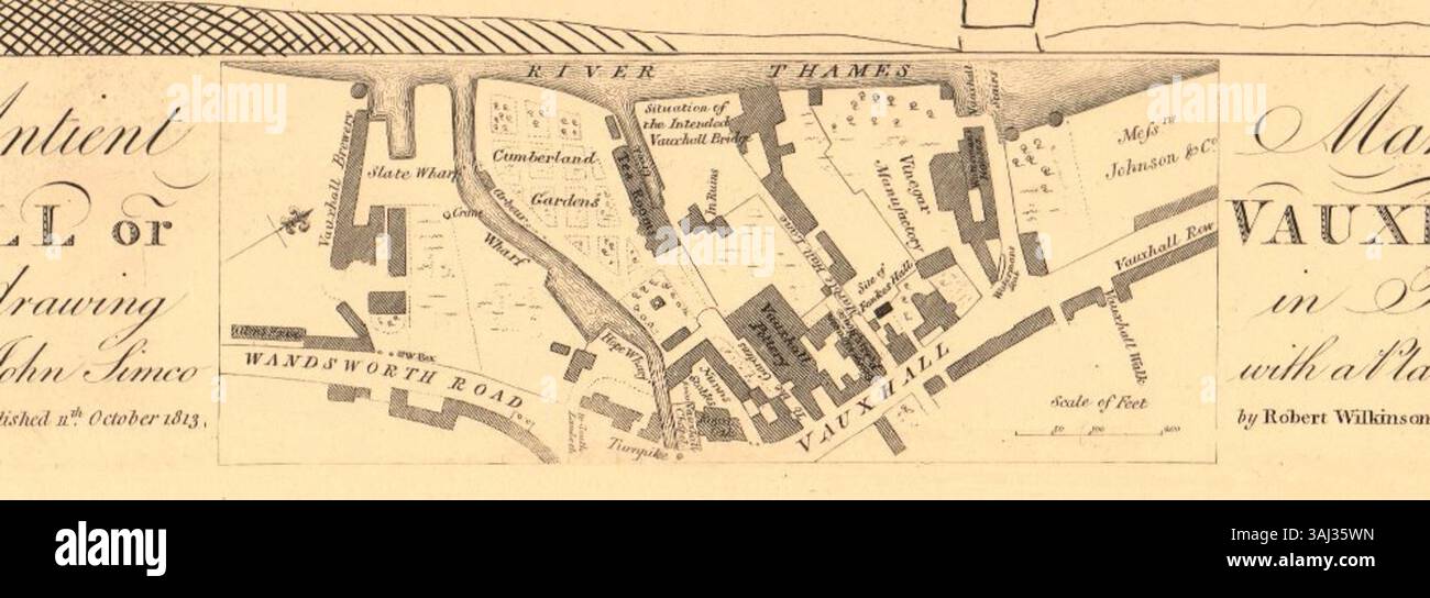 This 1813 engraving by Robert Wilkinson provides a detailed view of ...