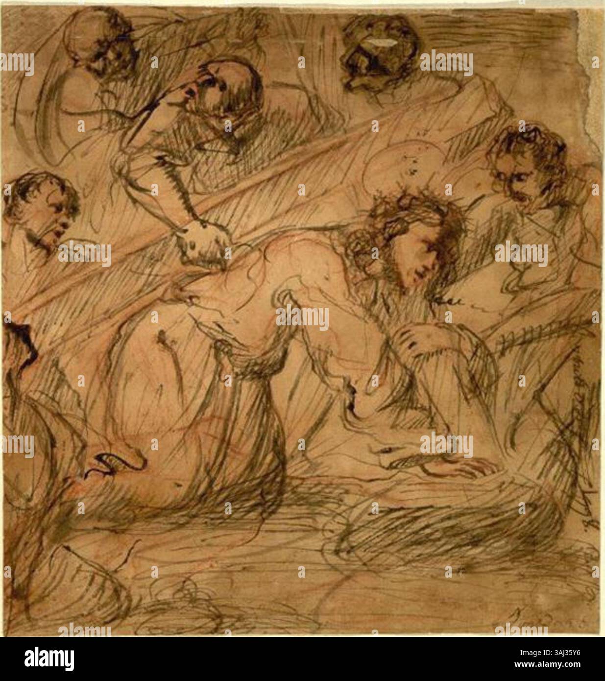 Jacob Jordaens' *Christ Carrying the Cross* (1617-1618) is a powerful depiction of Christ on his ...