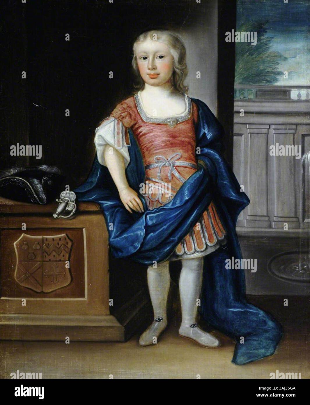 This portrait of Thomas Peter Strickland (1701-1754), as a boy dressed ...