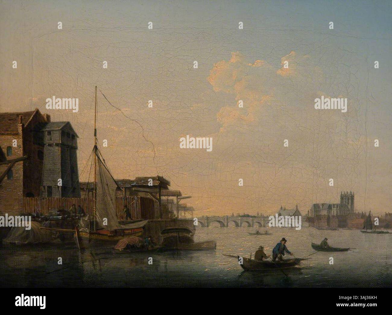 Attributed to the circle of Daniel Turner, this painting depicts ...