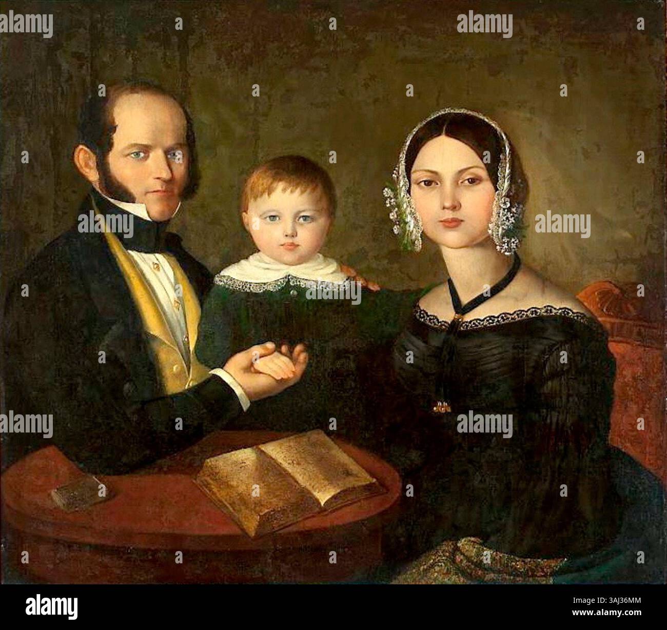 *Portret rodziny*, painted in the 1840s, is a family portrait housed in ...