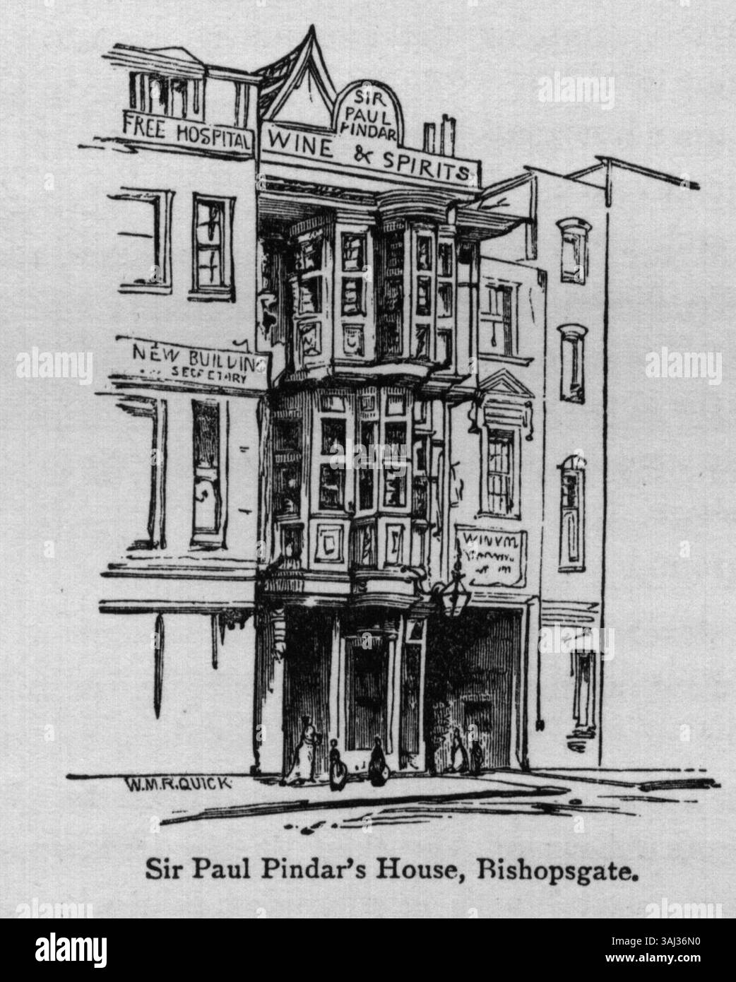 An illustration from 'Walks in London,' published in 1878, depicting ...