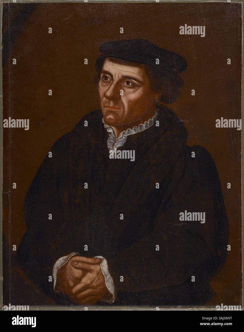 This portrait, dating between circa 1650 and 1700, depicts Adam ...