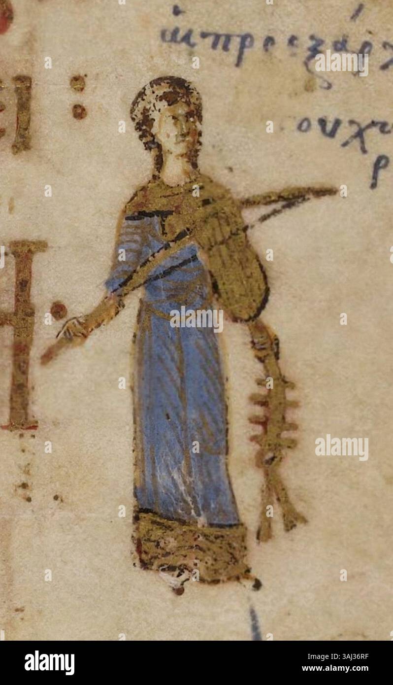 This illustration from the Theodore Psalter, an 11th-century Byzantine ...
