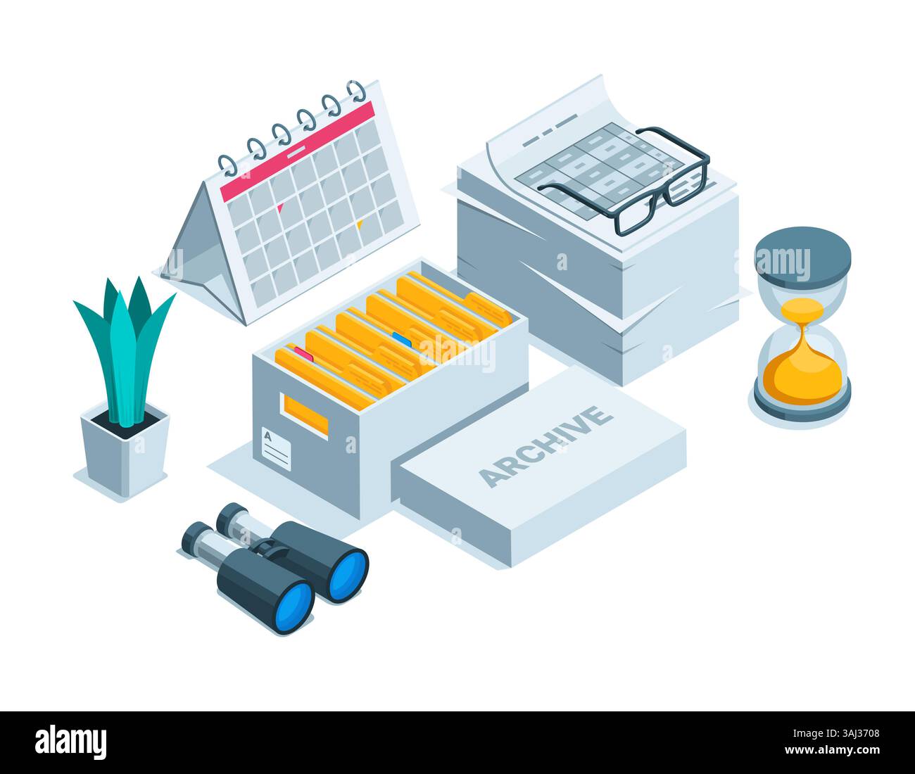 Archival vector vectors Cut Out Stock Images & Pictures - Alamy