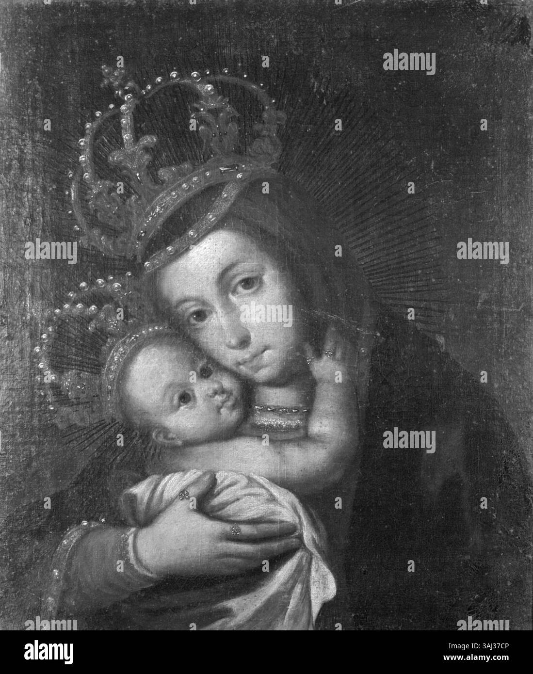 This 17th-century Dutch painting, 'Maria met Kind' (Mary with Child ...