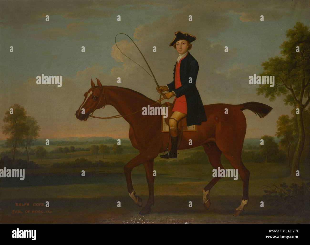 This 18th-century portrait by Thomas Spencer depicts Ralph Gore ...