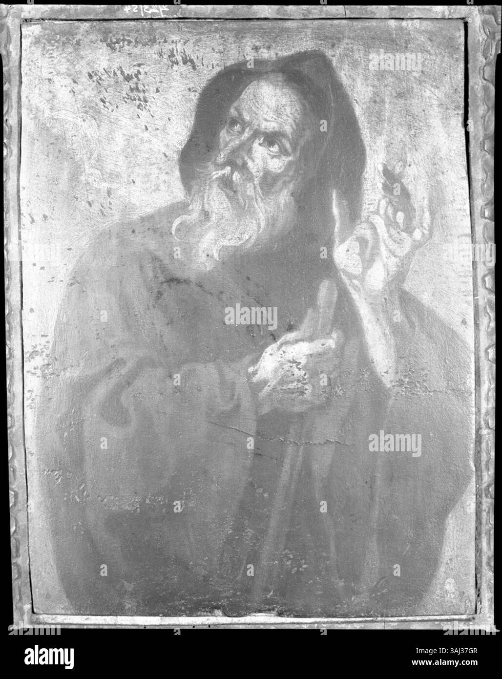 This circa 1690 painting depicts Saint Francis of Paola, a revered ...