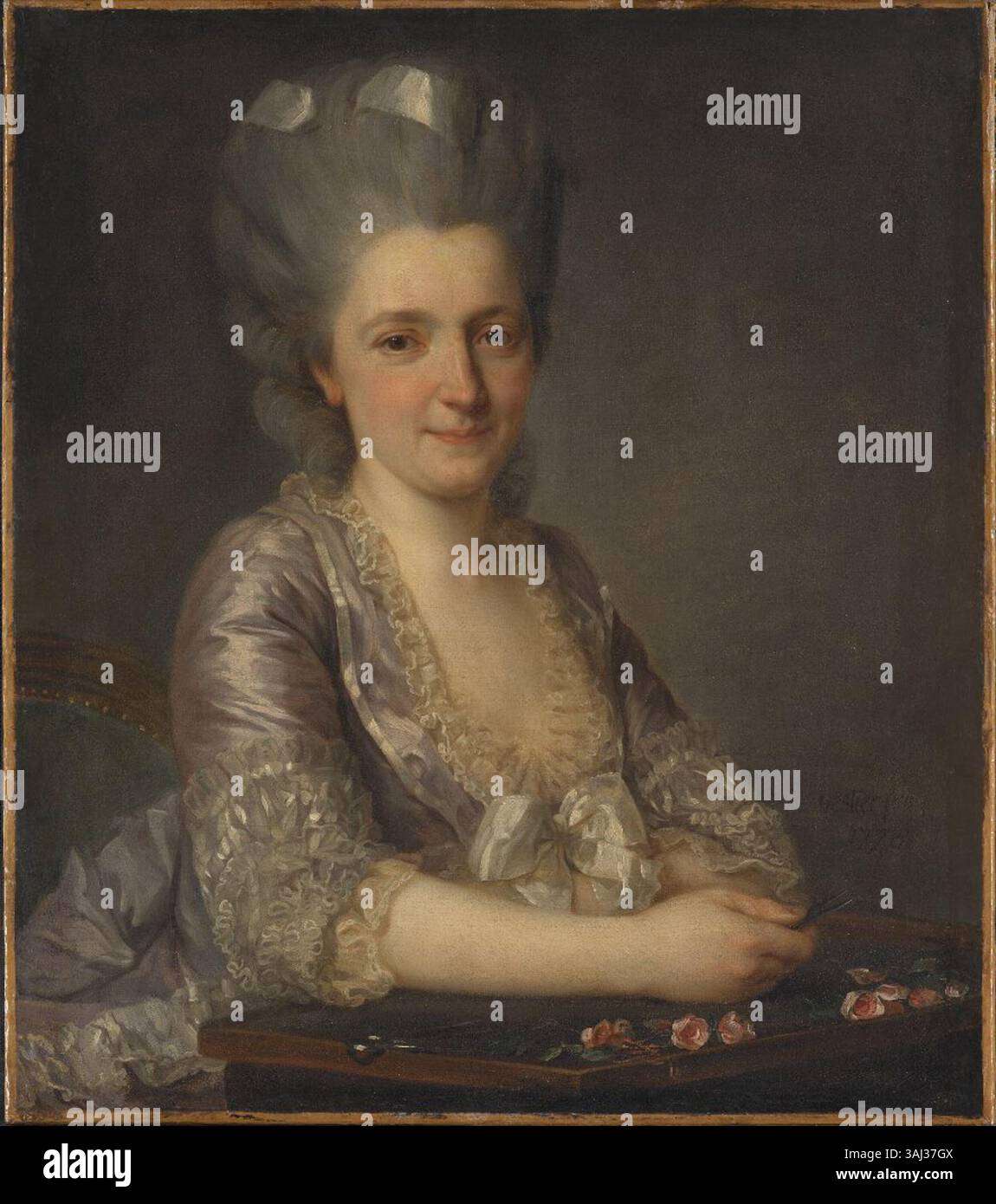 'Dam i rosa klänning' (Lady in Pink Dress) is a 1778 painting by ...