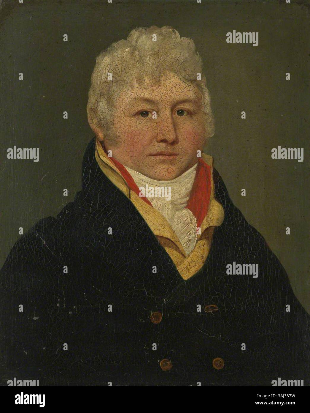 The painting features Commander John Parson (1770-1841), a naval ...