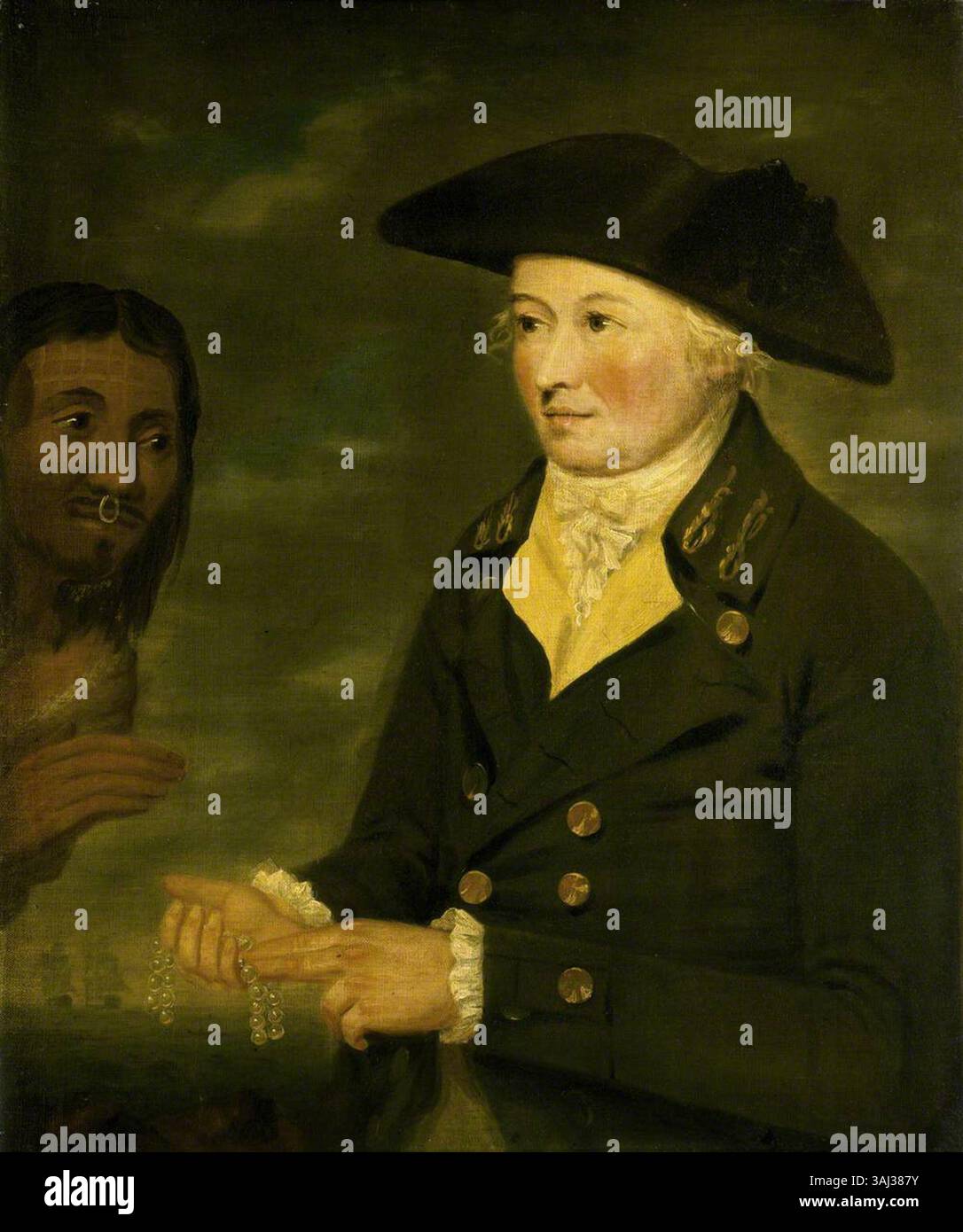 A portrait of Captain Nathaniel Portlock (1747-1817), painted circa ...