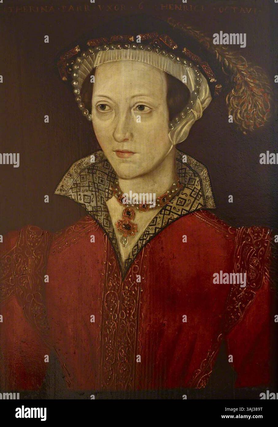 This portrait, attributed to the British (English) School, depicts ...