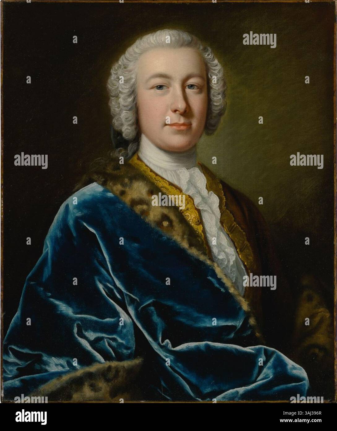 Attributed to Jean-Baptiste van Loo, this portrait of James FitzGerald ...