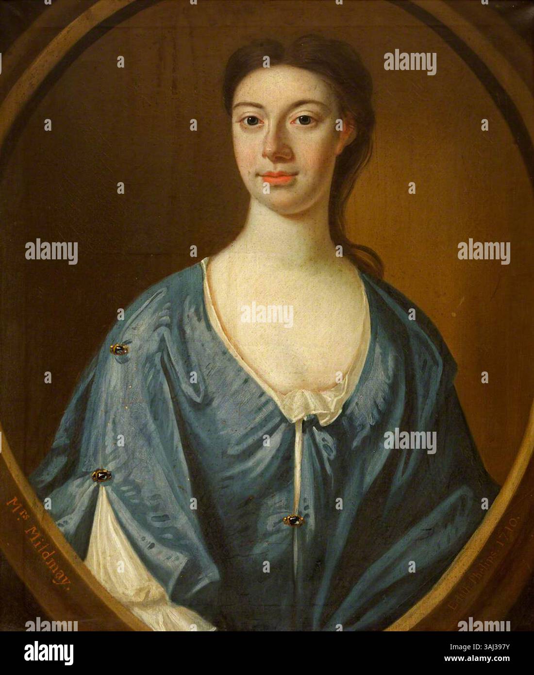This 1710 portrait from the British School depicts Edith Phelips, later ...