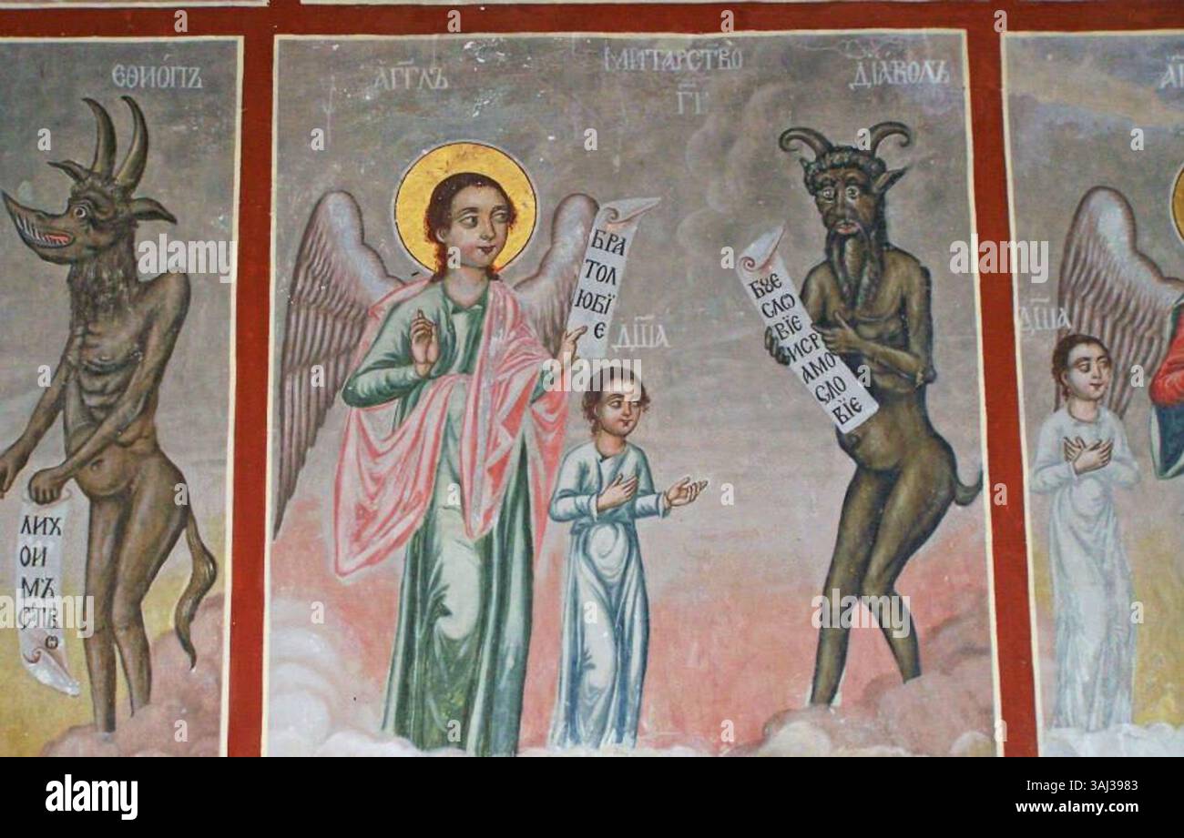 The Saint Mary fresco by Toma Vishanov and Dimitar Molerov (1811) is ...