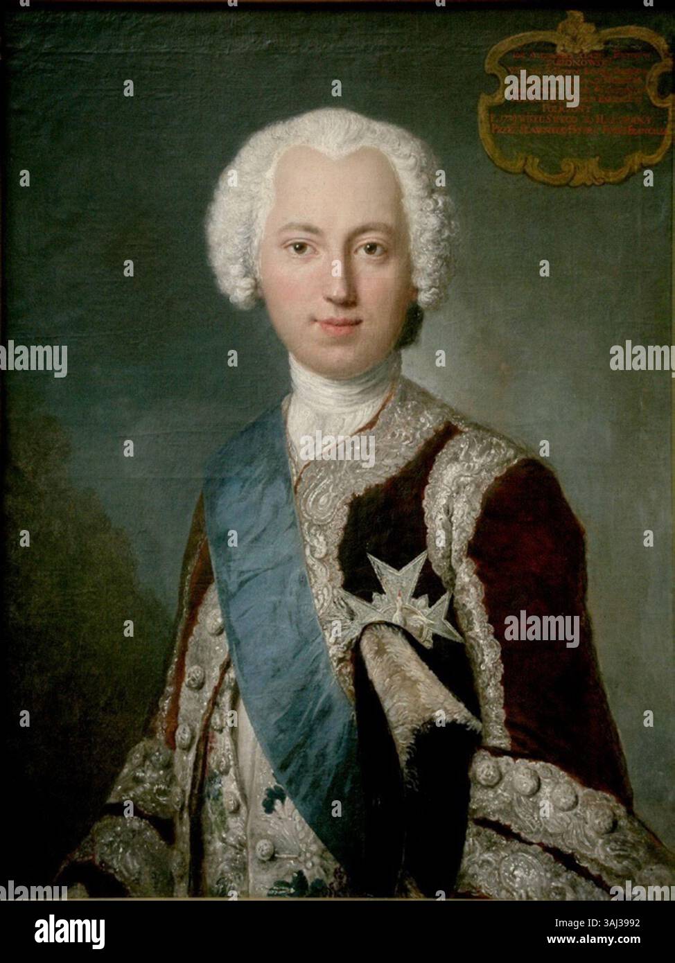 This circa 1750 portrait by the workshop of Antoine Pesne depicts ...