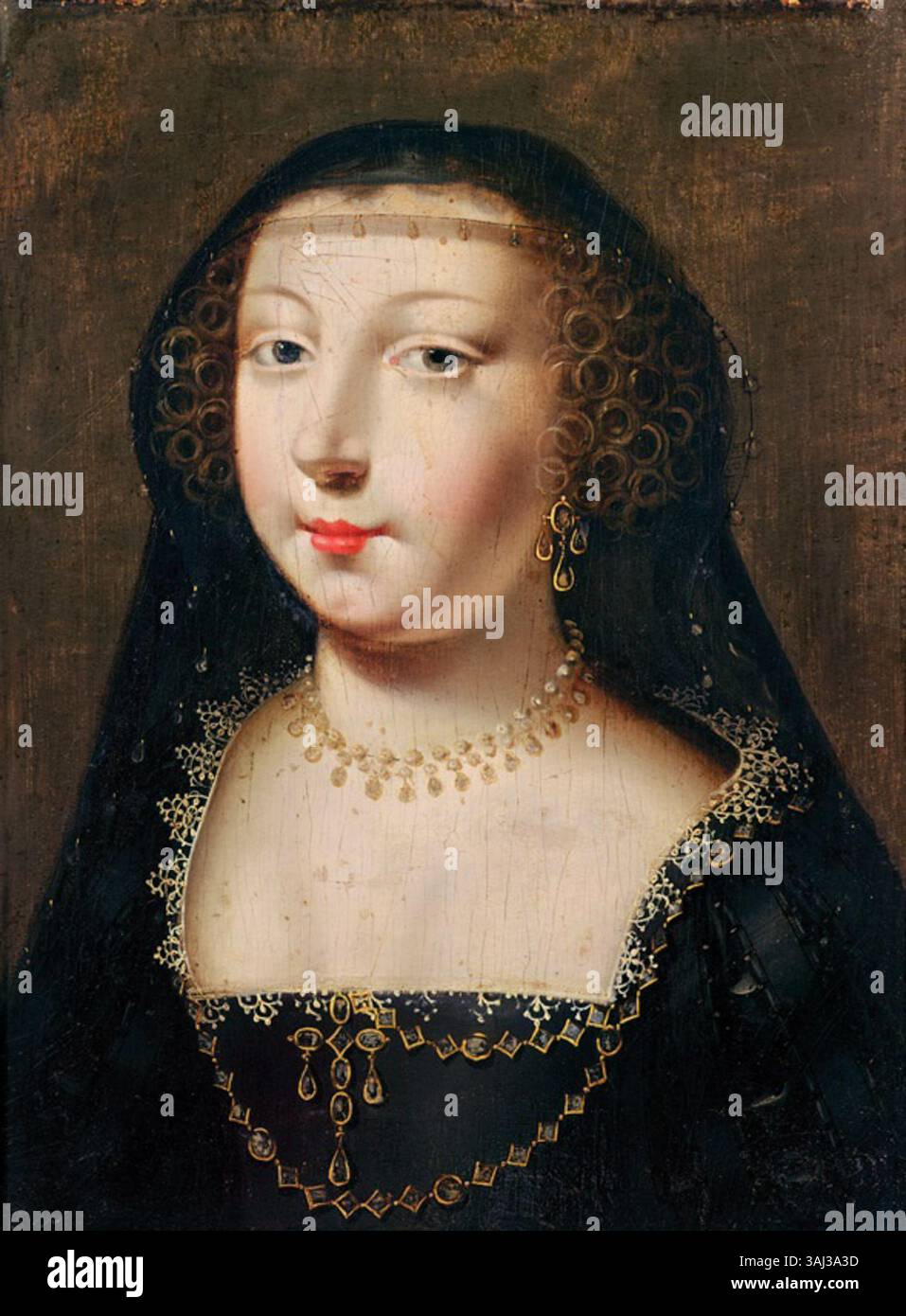 This 17th-century portrait, misattributed to Gabrielle d'Estrées ...