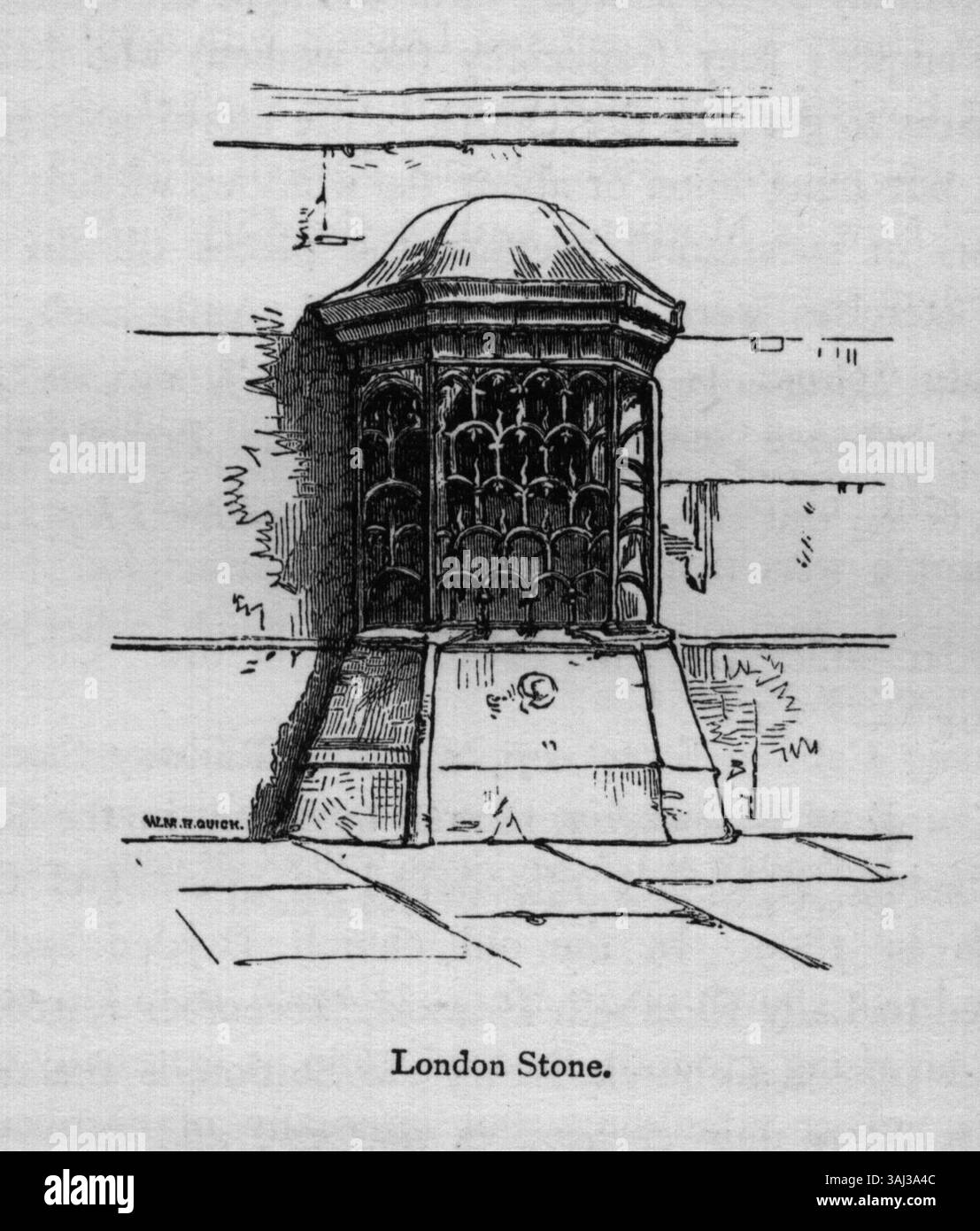This illustration from Augustus Hare's 'Walks in London' (1878) depicts ...