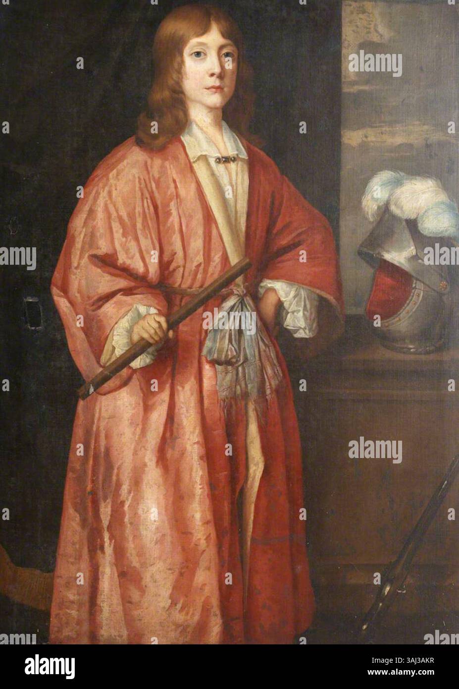 This portrait, attributed to Gilbert Soest, depicts John D'Arcy Osborne ...