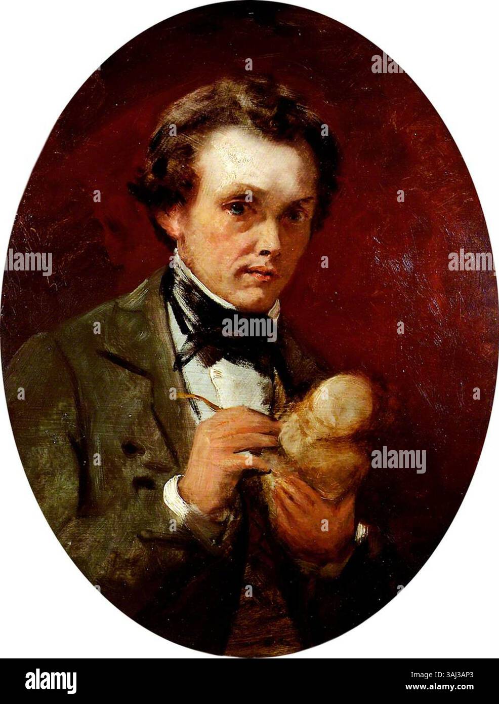 This portrait by John Phillip depicts Scottish sculptor William Brodie ...