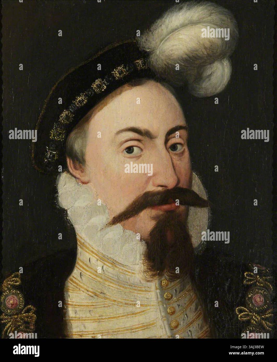 This portrait of Robert Dudley, 1st Earl of Leicester, was painted ...